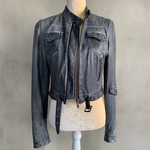 BLUR | Jackets & Coats | Blur Leather Moto Jacket | Poshmark
